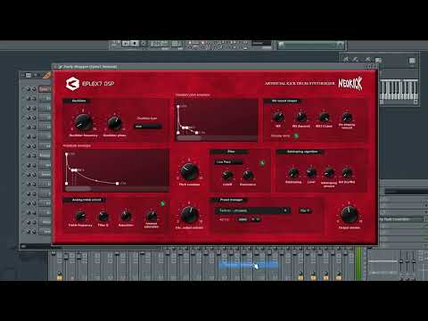 Techno kick drum bass VST plugin synthesizer - Eplex7 Neopsy kick