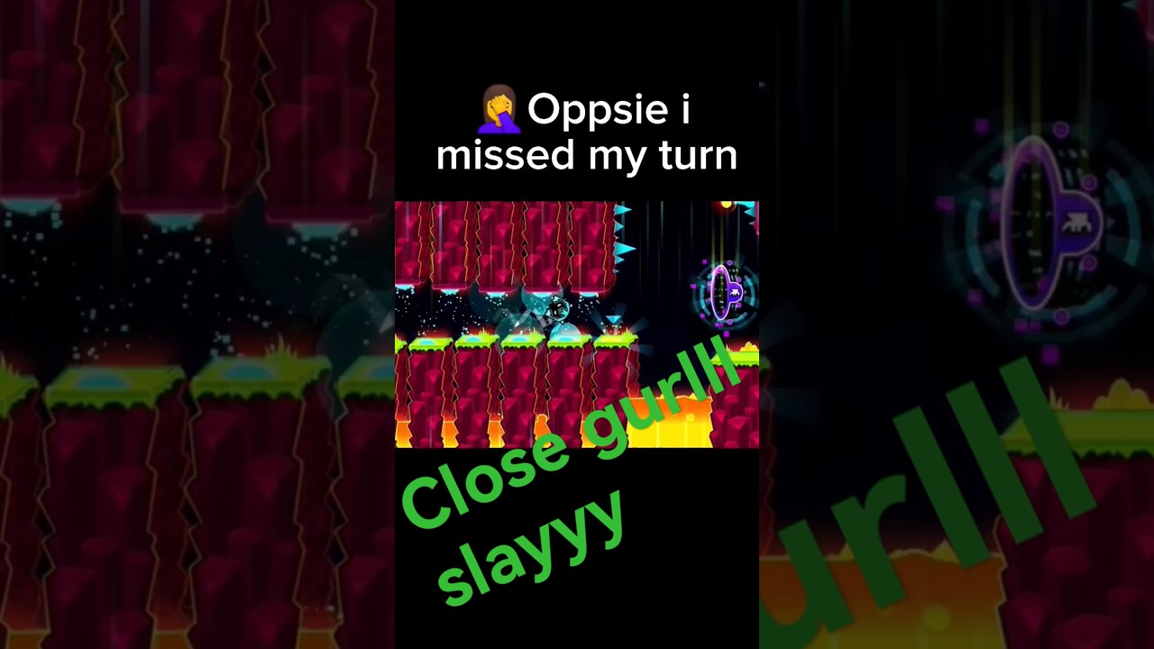 Oppsie i missed my turn gd edition #meme #geodash #short # ...