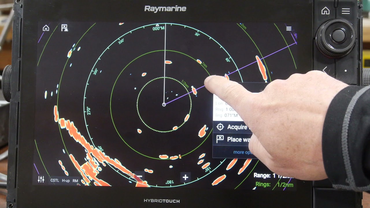 3 Raymarine Axiom Radar - YouTube
