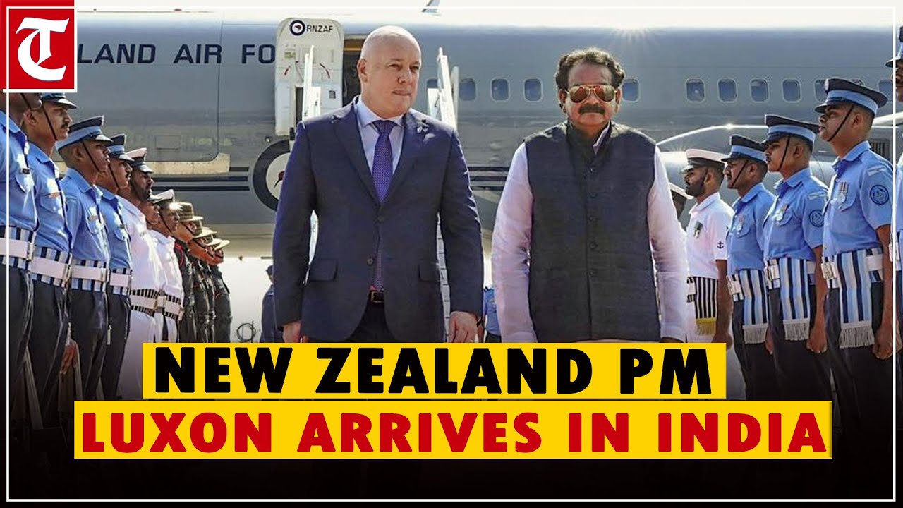 New Zealand PM Luxon arrives on 5-day India visit, to be chief guest at ...
