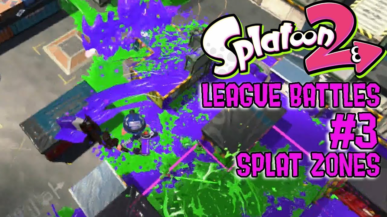 Splatoon 2: League Battles #3 - Splat Zones (Inkbrush/Octobrush ...
