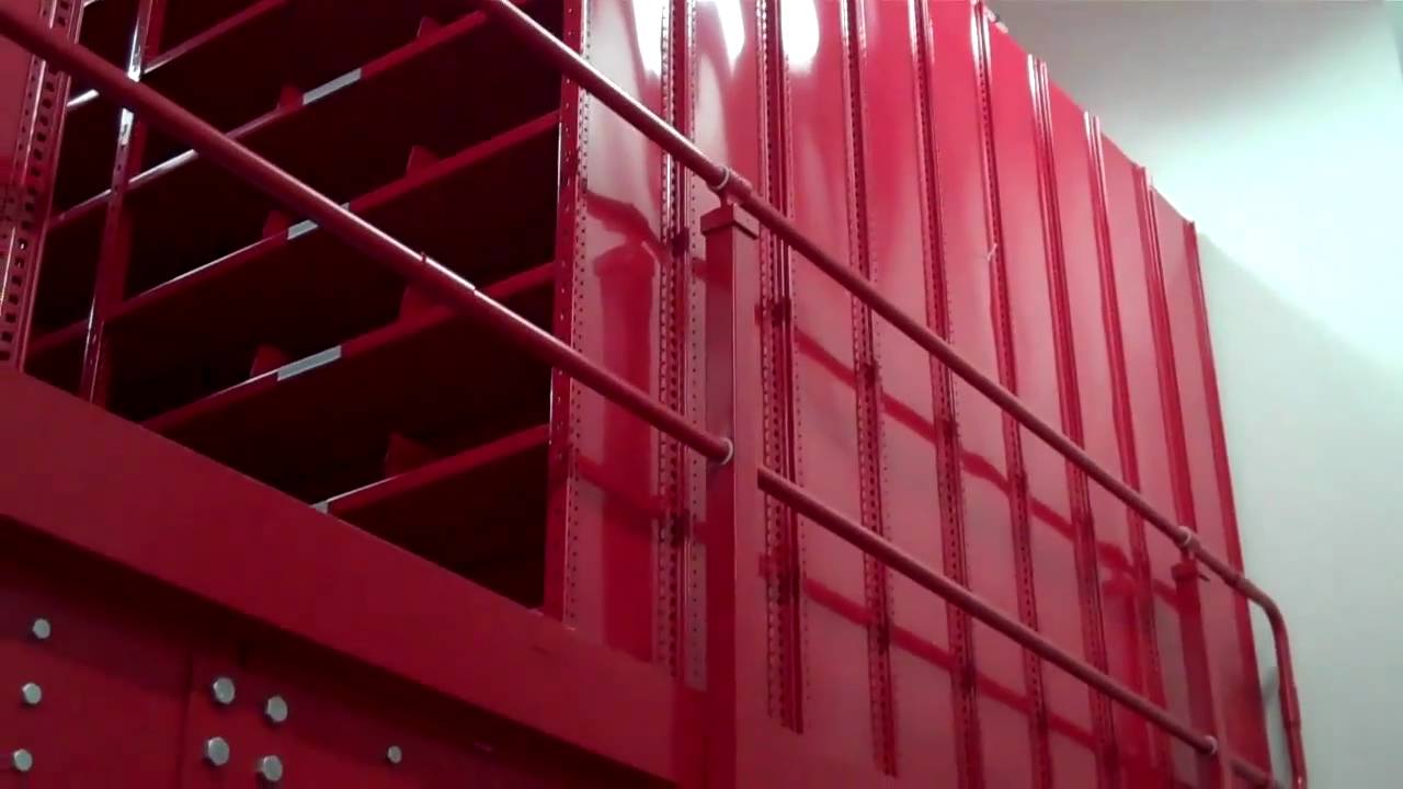 Basic Auto Parts Storage and Vertical Lift Layouts - AME Vertical - YouTube