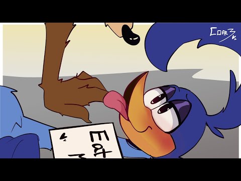 Wile E. Coyote didn't expect the Road Runner's response. - coyote vs acme // comic dub
