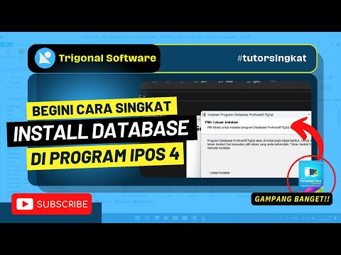 Begini Cara Mudah Install Database Server Program IPOS 4 #aplikasikasir #ipos4 #tutorialipos