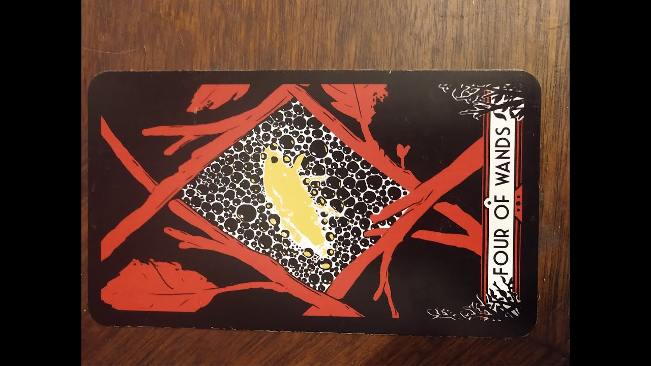 Daily Tarot - Insect Tarot - Four of Wands - YouTube
