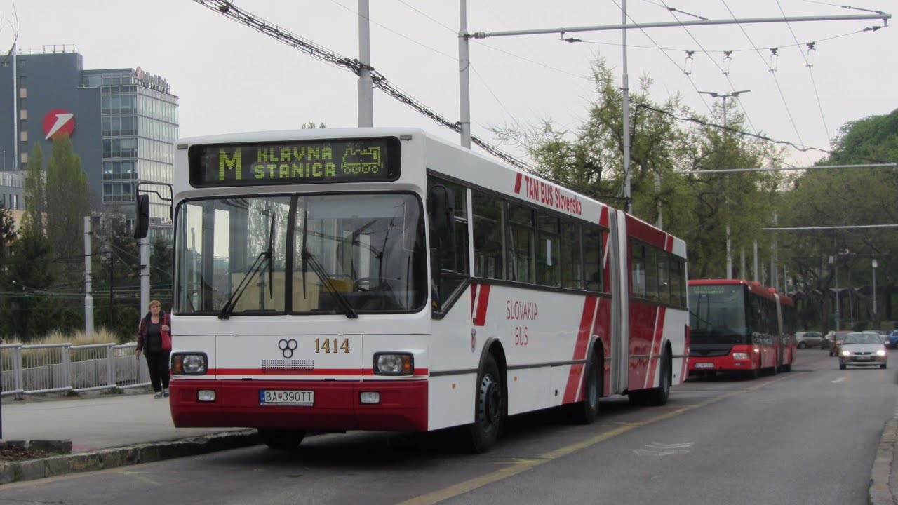 TAM BUS 272 A #1414 - 23.4.2022 - M Hlavná Stanica - YouTube