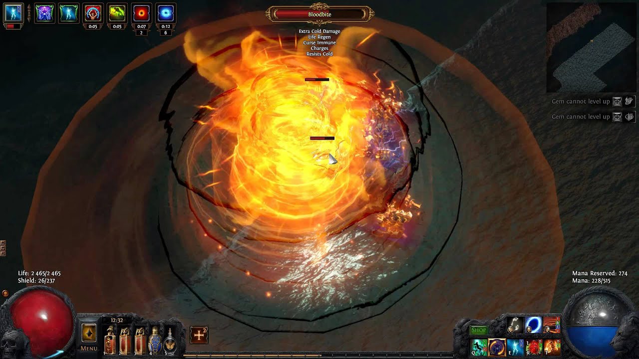 Path of Exile: 2.0 Shadow COC discharge - YouTube