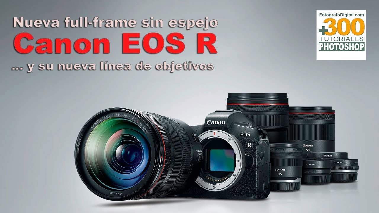 Canon EOS R prueba de la cámara y nuevos objetivos - YouTube