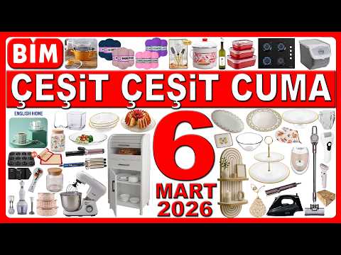BİM DOPDOLU CUMA | EMAYE MUTFAK GEREÇLERİ | BİM ÇEYİZLİK AKTÜEL | BİM 6 MART 2026 KATALOĞU