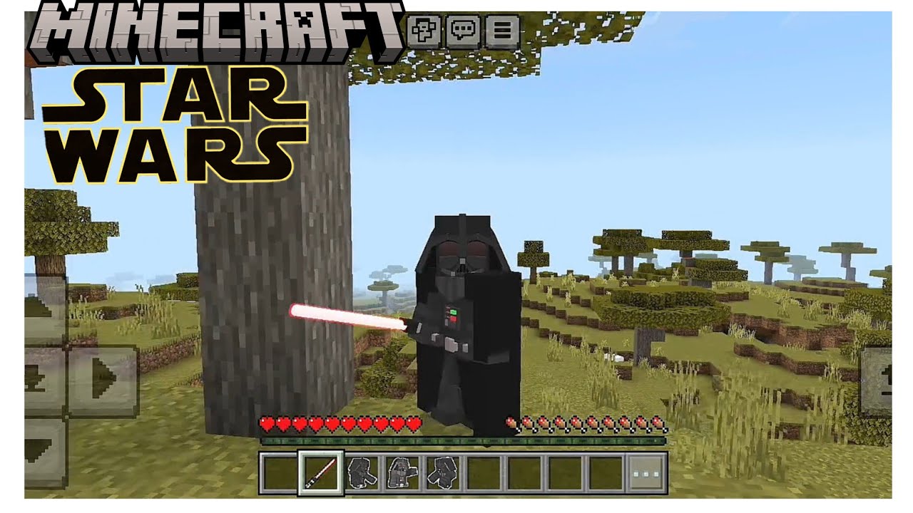 Darth Vader Mod/addon for Minecraft pe|1.21.44+ - YouTube