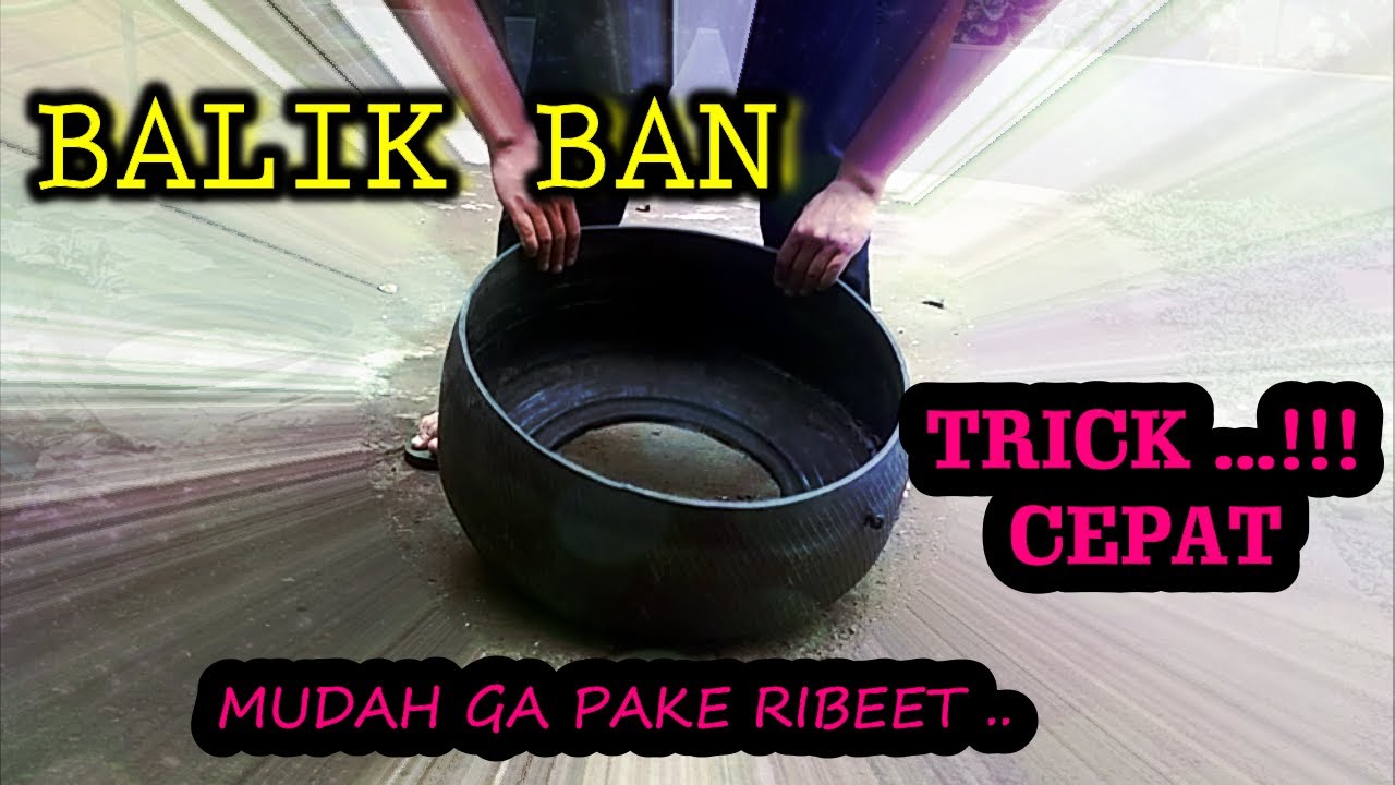 Tutorial potong BAN BEKAS untuk dijadikan KOLAM / POT - YouTube