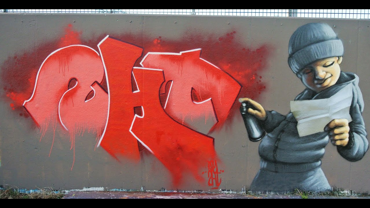 Time Lapse Graffiti by PSY 2HT - YouTube