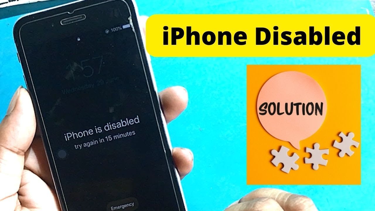 iPhone Disable Solution || how to fix iPhone disabled connect to iTunes ...