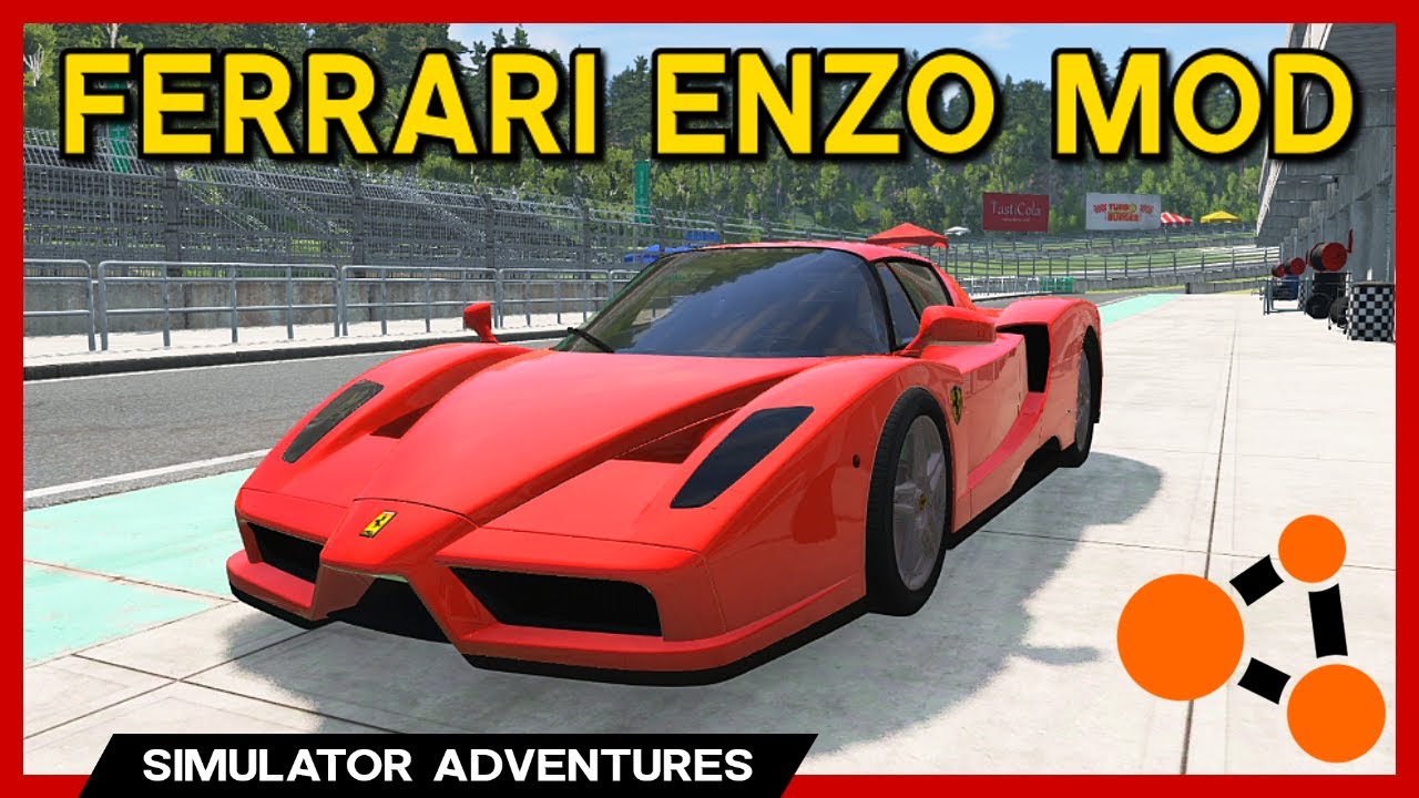 BeamNG - AMAZING Ferrari Enzo Mod - YouTube
