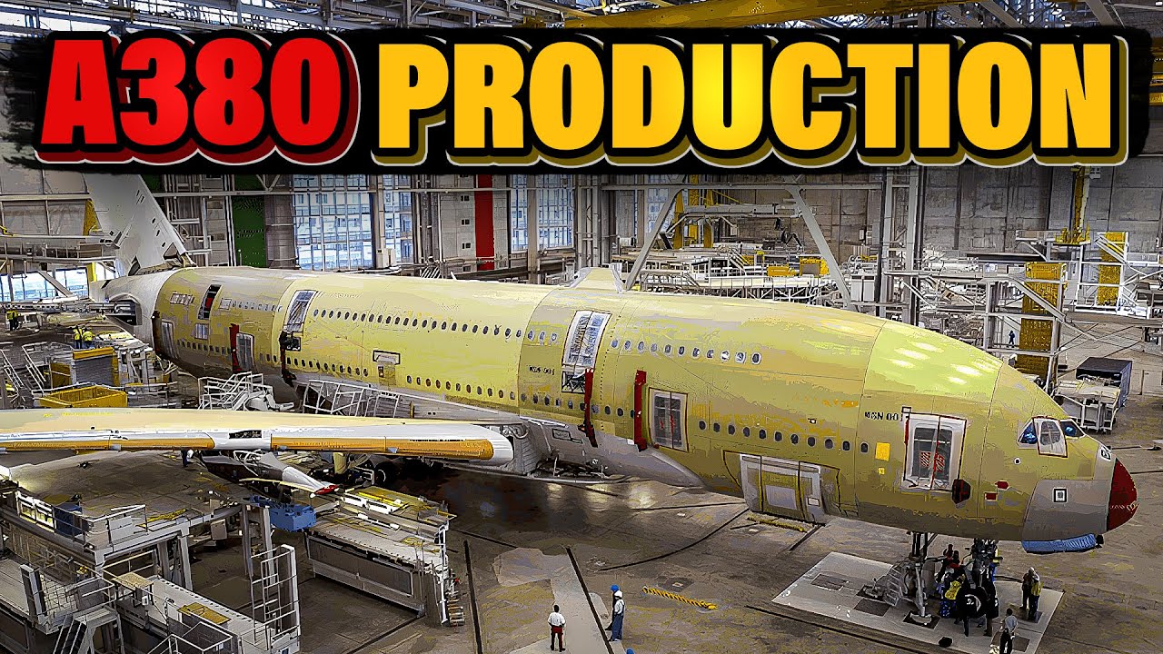The Insane Production Line of the Airbus A380 - YouTube
