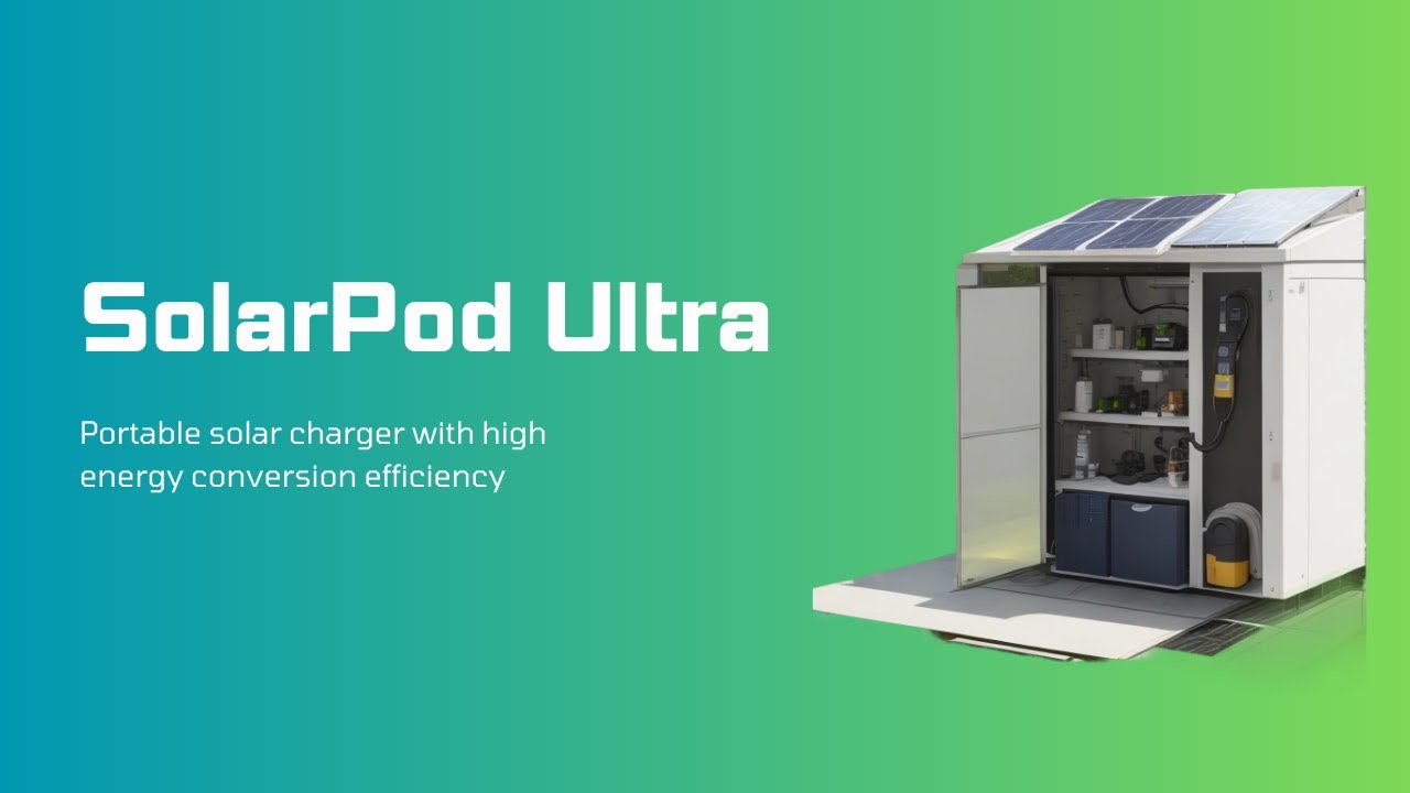 Unleash Solar Power Everywhere with SolarPod Ultra! ☀:battery-Full ...
