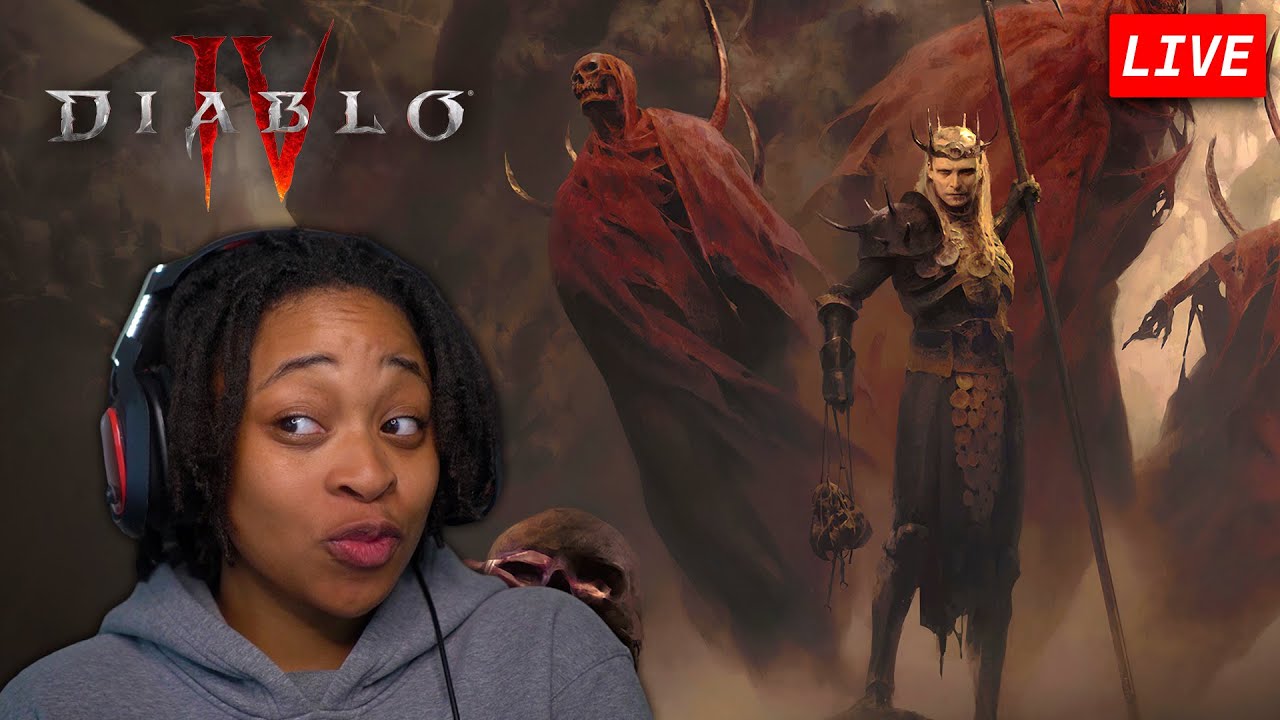 🔴 LIVE - NEW TO DIABLO BUT I THINK I'M ADDICTED?? | Diablo 4 (Part 2 ...