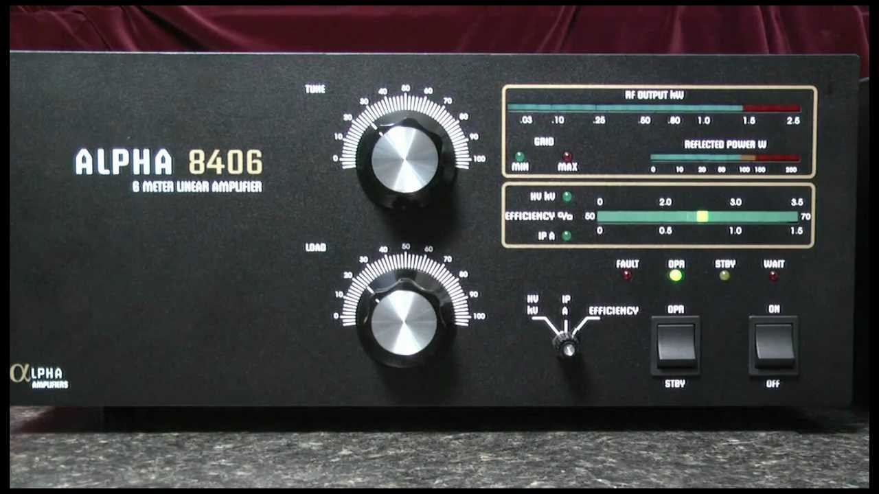 Alpha 8406 Front Panel - YouTube