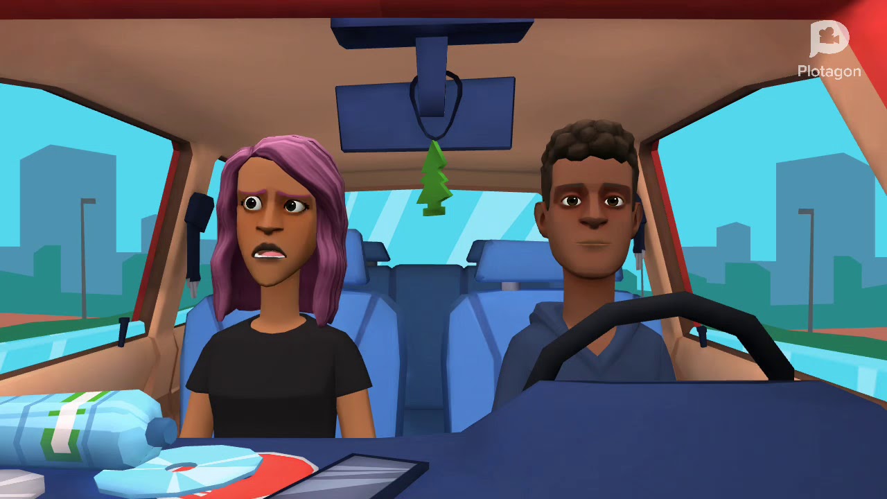 Get out my car Plotagon - YouTube