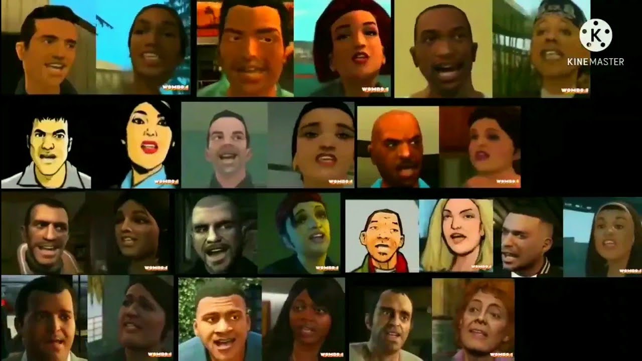 Every Gta Protagonist Singing Compilation (DeepFake) - YouTube