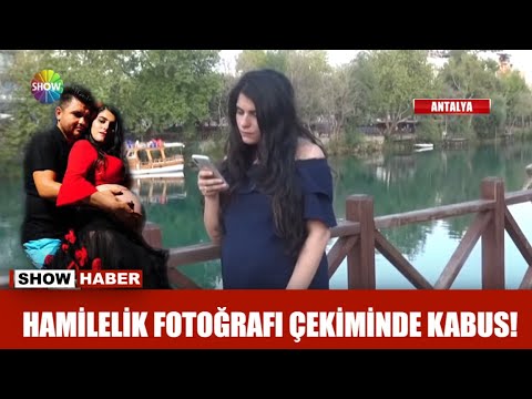 Hamilelik fotoğrafı çekiminde kabus!