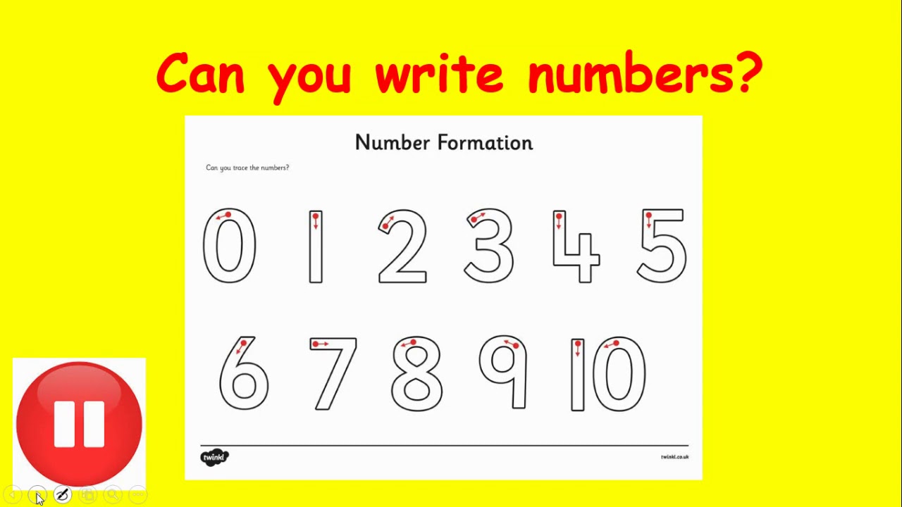 Reception Maths Meeting 2 - Numbers and counting - YouTube