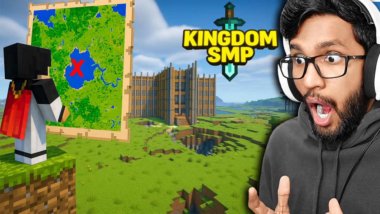 MAKING ENTIRE MAP OF KINGDOM SMP AND A HUGE MAP ROOM ! KINGDOM SMP #4 - YouTube
