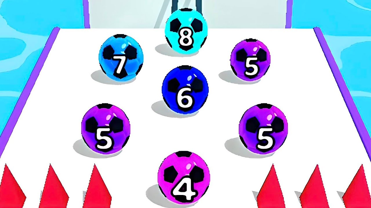 Marble Run 3D Game Color Ball Race Gameplay Android IOS Level 57 - YouTube