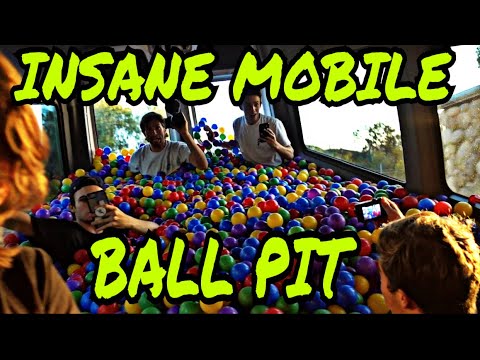 Made Mercedes Benz a Mobile Ball Pit - YouTube