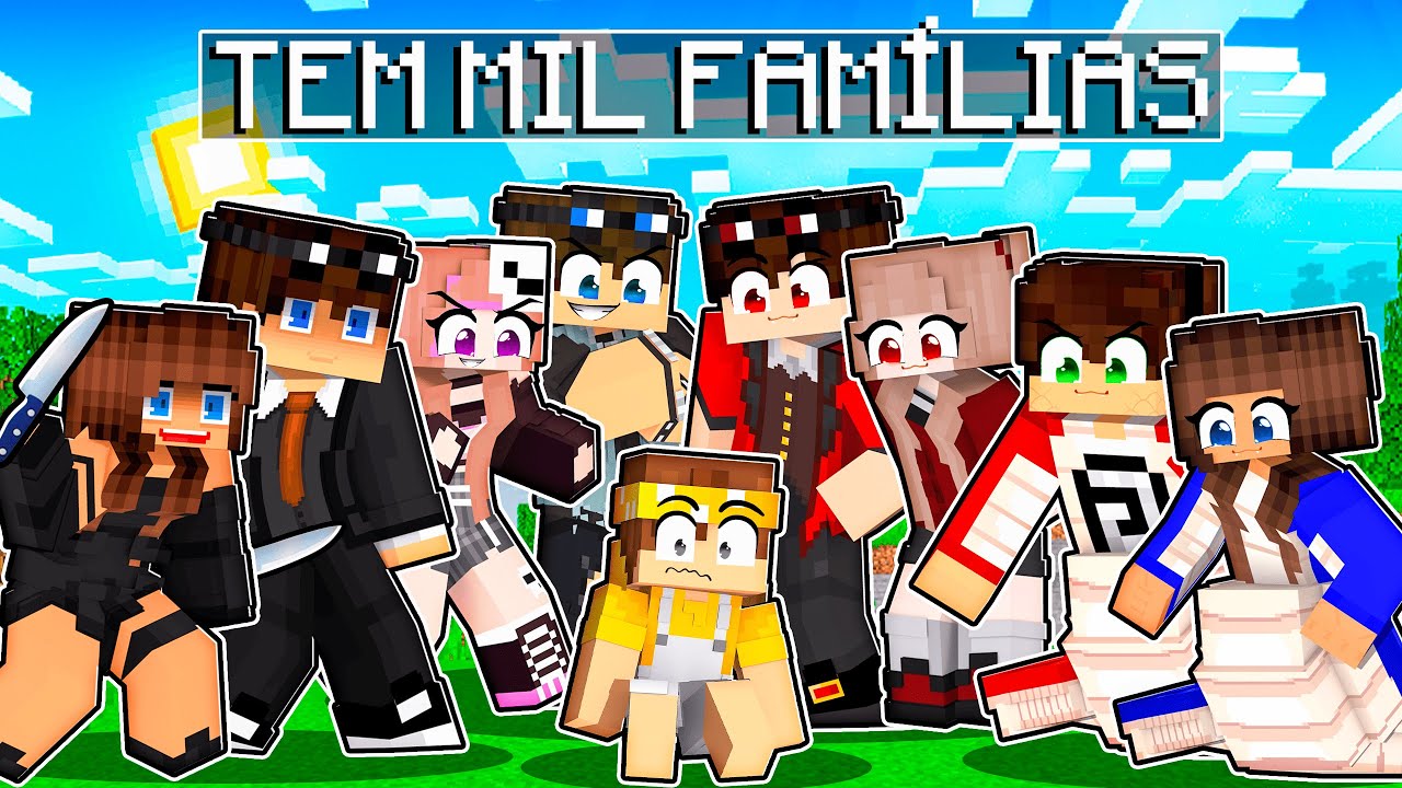 ALEX MONTE tem MIL FAMÍLIAS no MINECRAFT - FILME COMPLETO - YouTube