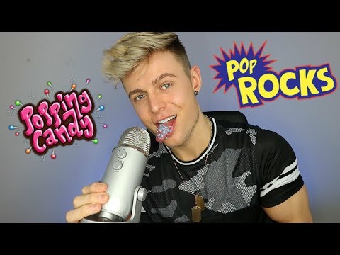 ASMR Popping Candy Mouth Sounds (CRACKLING AND WHISPERING) - YouTube