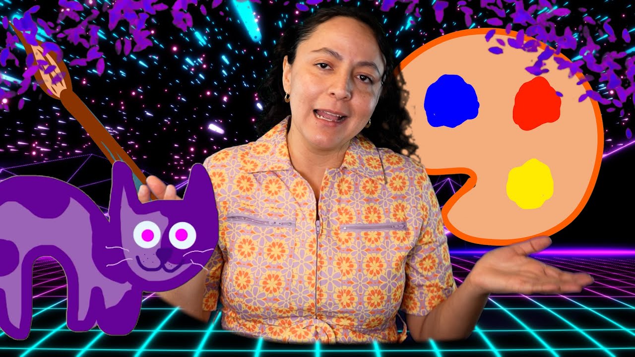 Color PURPLE | Fun Learning with Miss Gabi | PURPLE Song - YouTube
