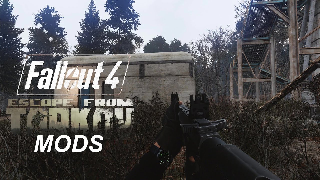 Fallout 4 Mods ( Escape From Tarkov ) Testing #1 - YouTube