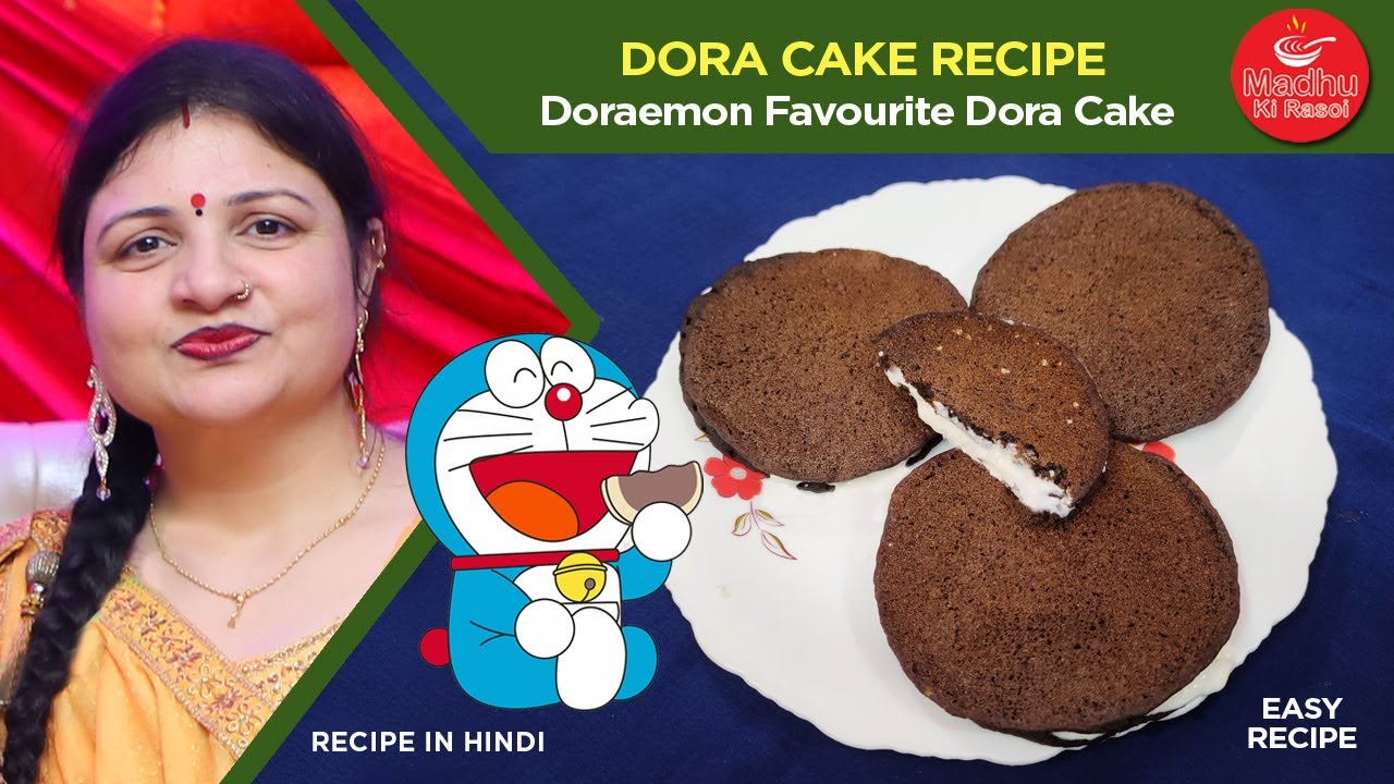 Oreo Dora cake recipe | Kid’s Favourite Dora Cake | Easy Dorayaki ...
