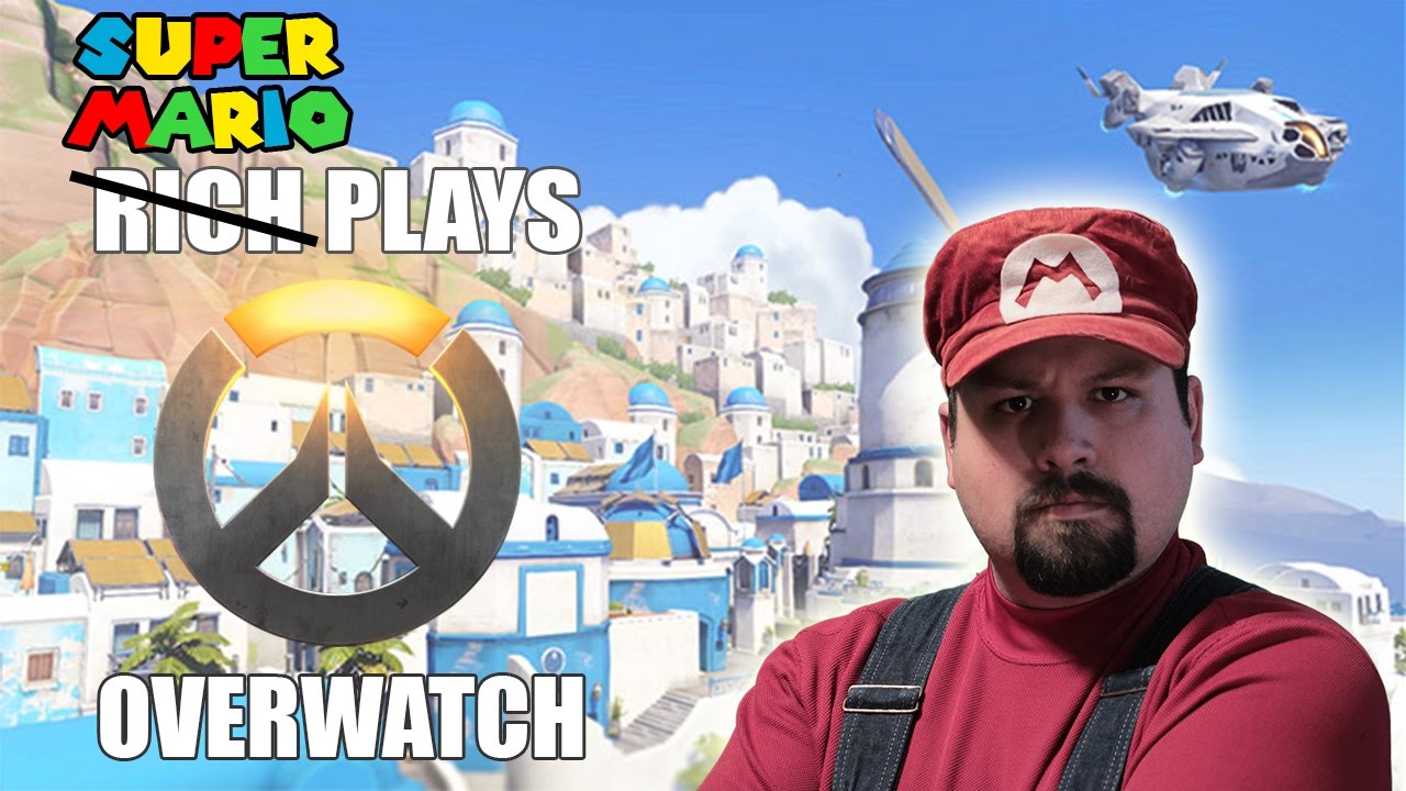 Super Mario Plays Overwatch - YouTube