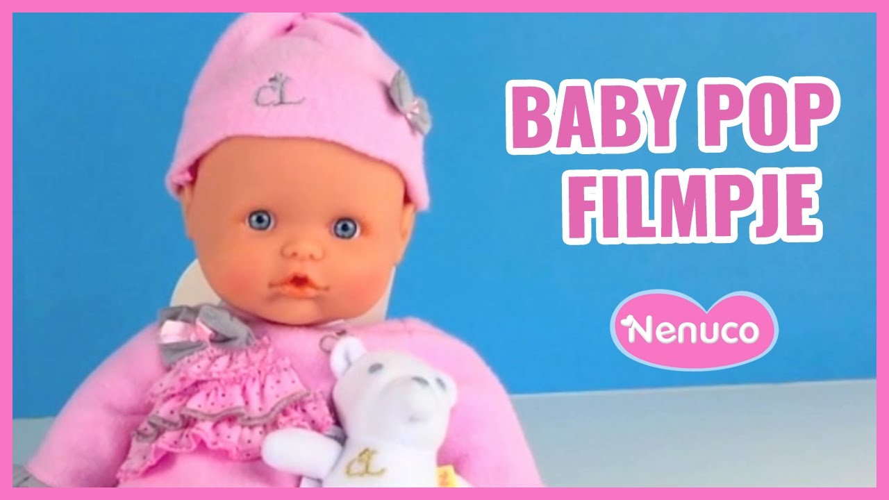 BABY POP FILMPJE LUIER VERSCHONEN FLESJE GEVEN BABY BORN EN NENUCO ...