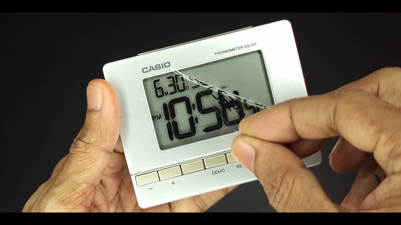 Casio Digital Desk Clock (DQ-747) - Unboxing/Review - YouTube