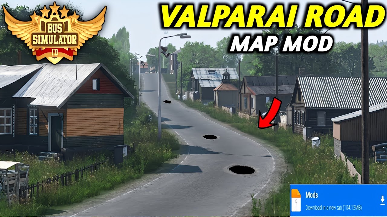 Map Mod Bussid 4.2 - Valparai Hill Road map Mod For Bus Simulator ...
