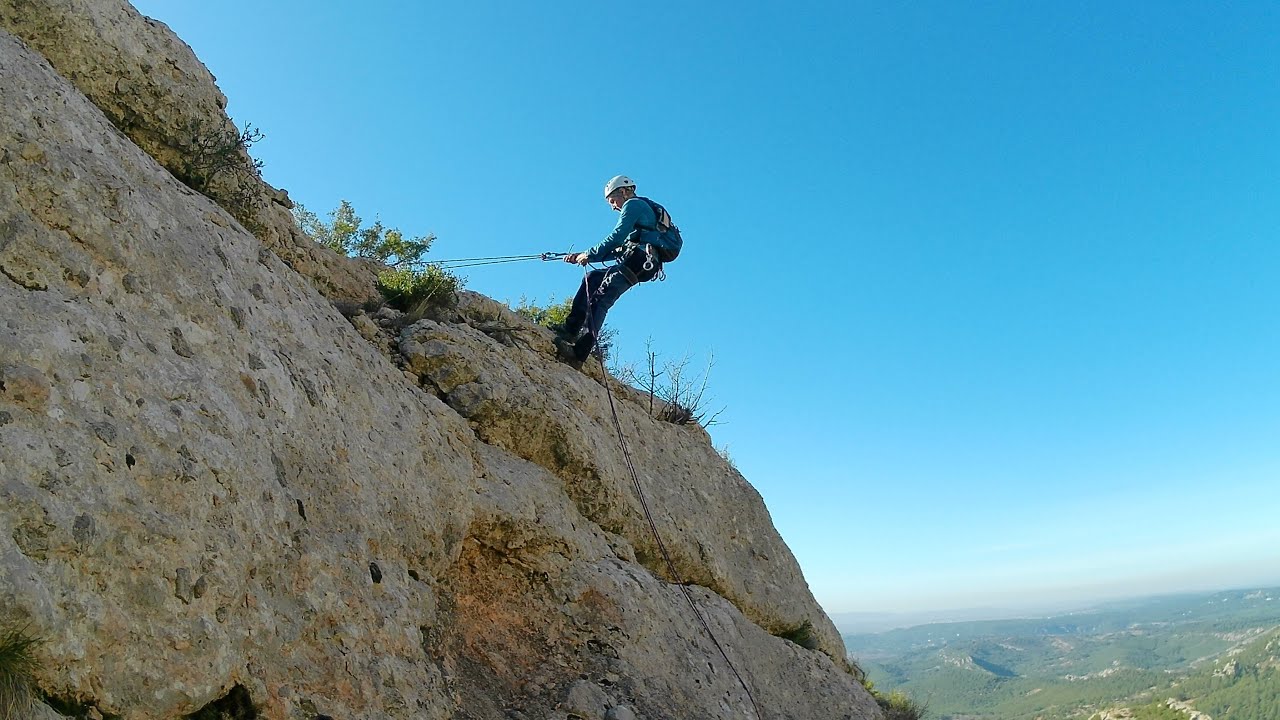 Entrainement descente rappel. - YouTube