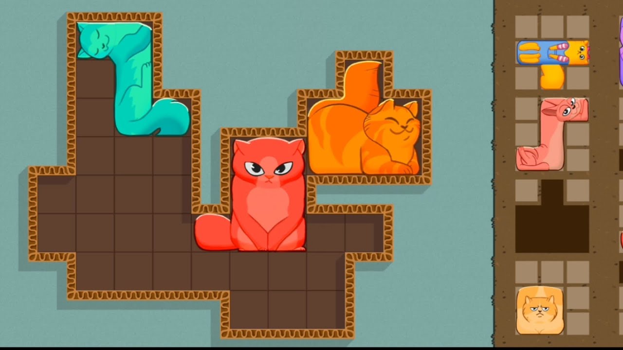 Puzzle Cats 🐱🐱🐱🐱🐱|||Games X House #games - YouTube