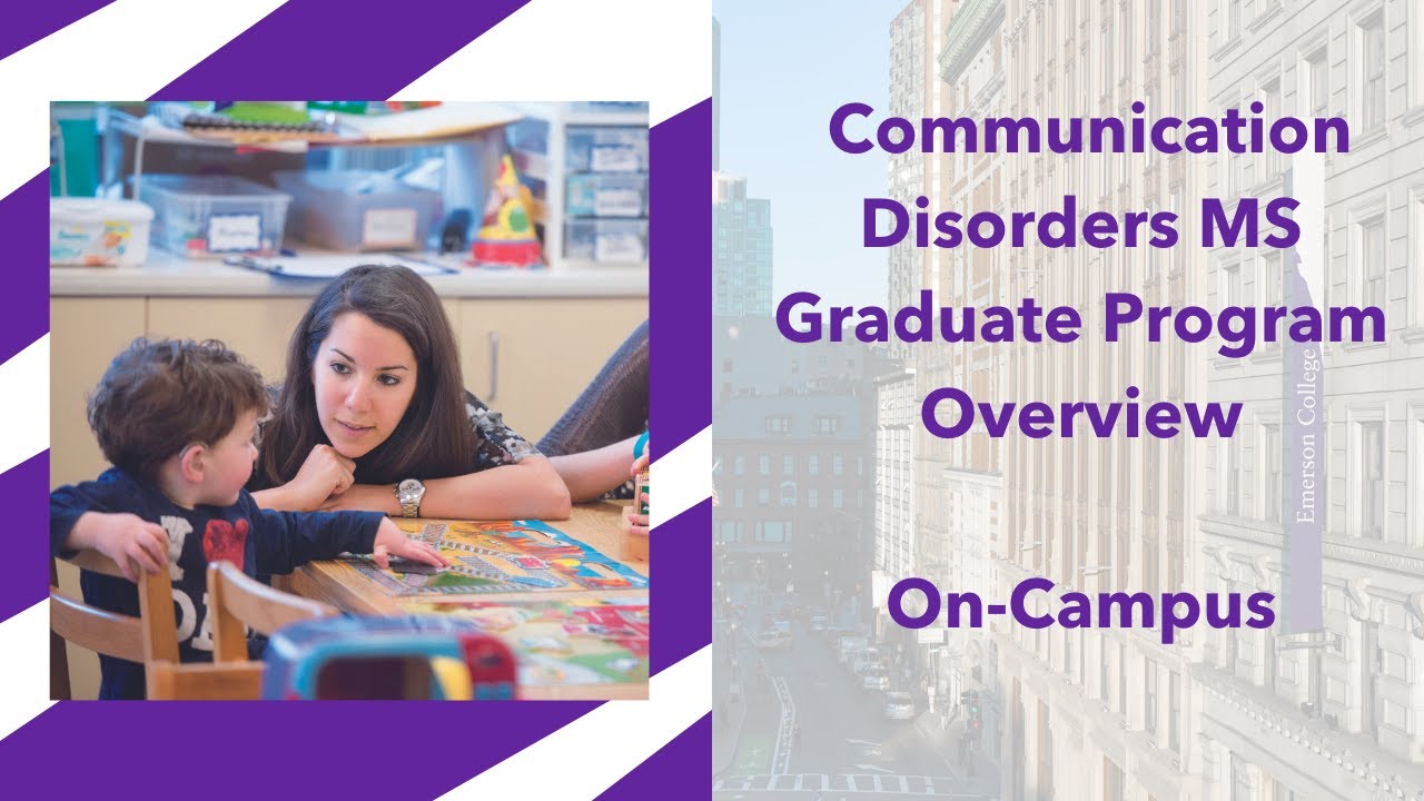 Communication Disorders MS Graduate Program Overview - YouTube