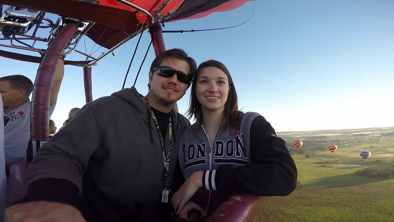 Balloon Ride with Big Red Balloon - YouTube