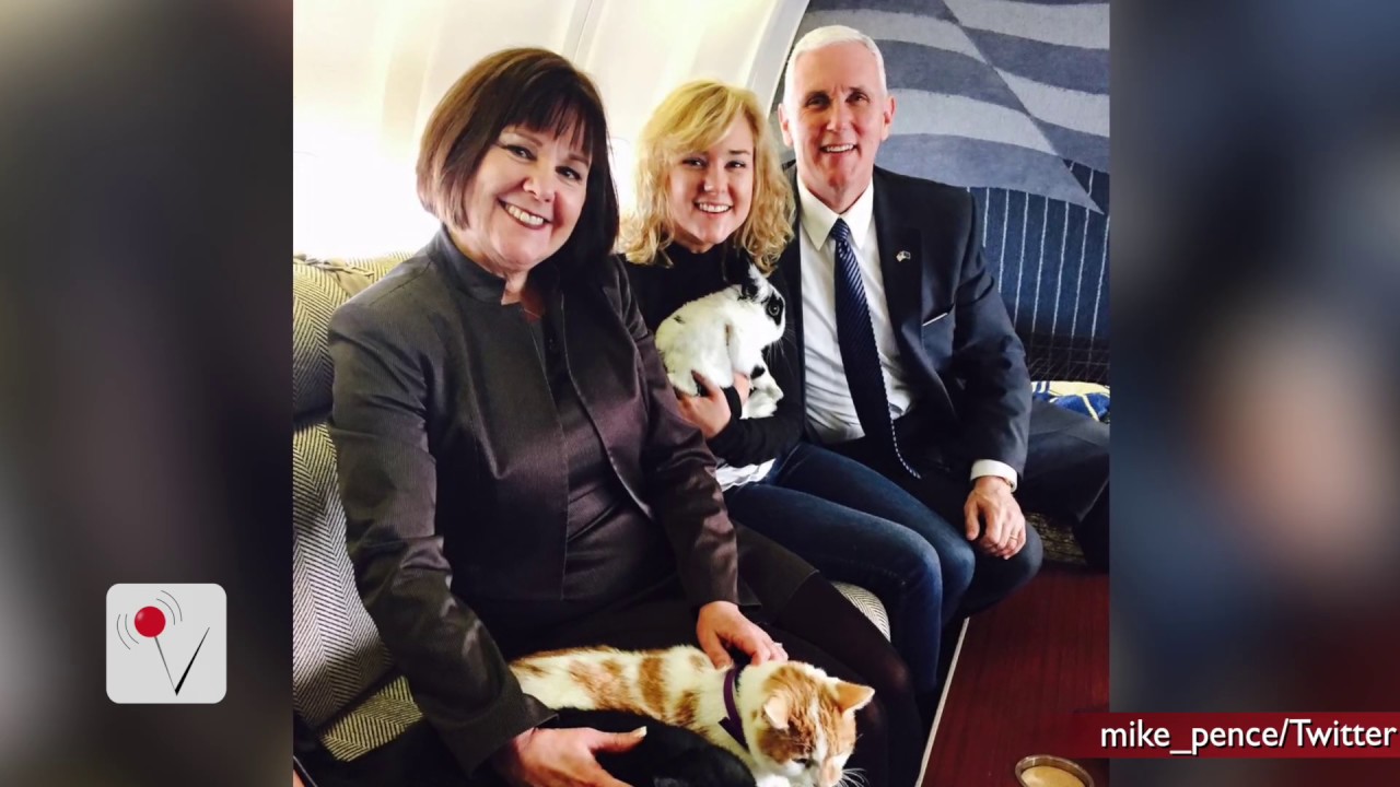 Mike Pence Debuts A New Family Pet - YouTube