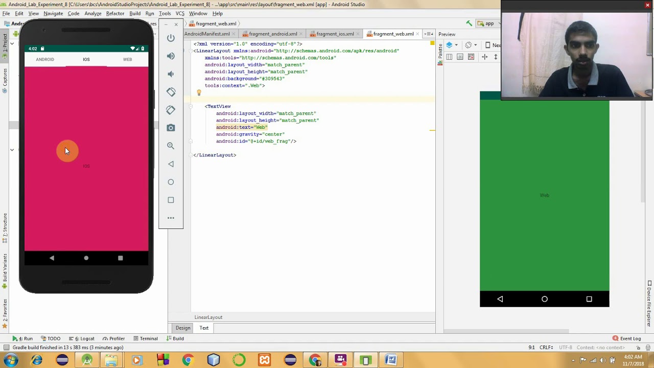 Android Lab 8 - YouTube