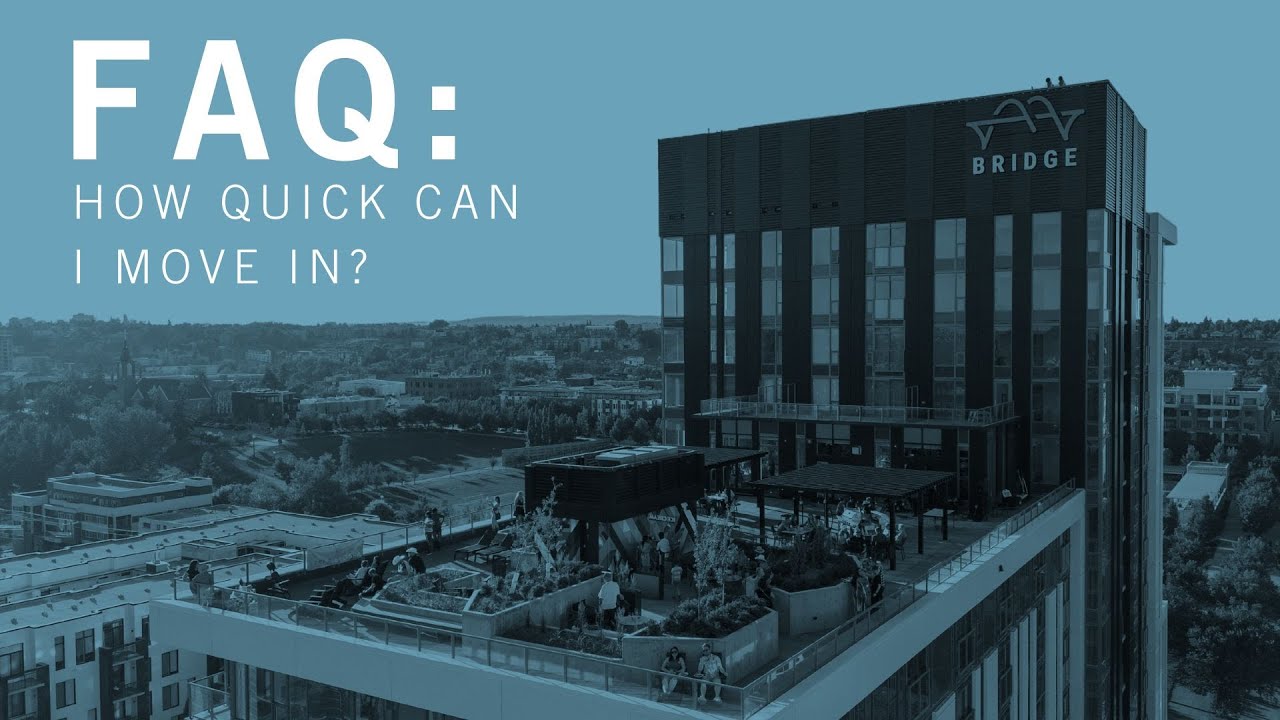 FAQ - How quick can I move in? - YouTube