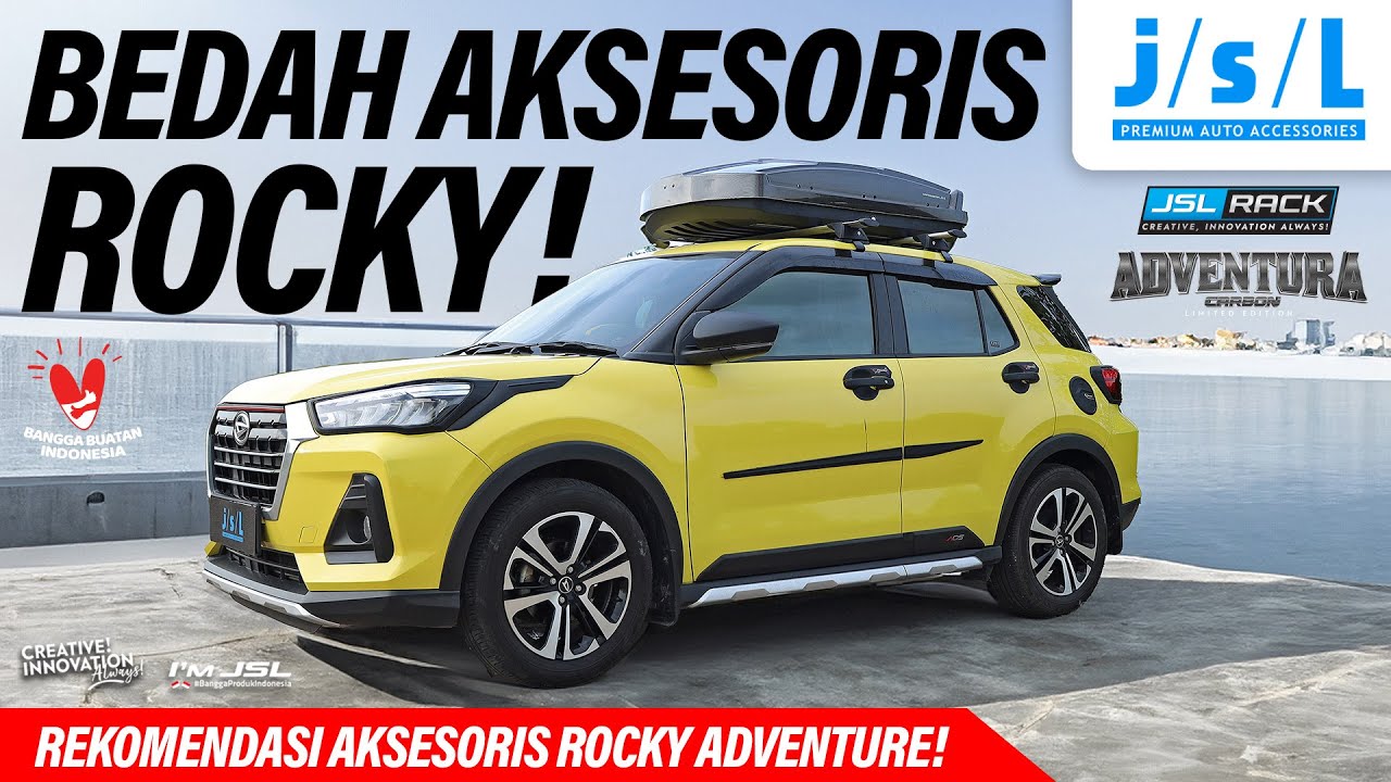 ROCKY SIAP ADVENTURE DENGAN AKSESORIS & ROOFBOX CARBON! JSL ACCESSORIES ...