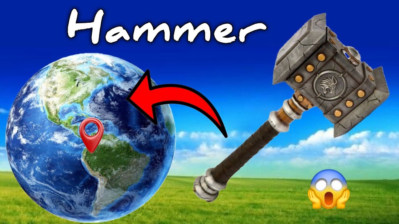 Giant Hammer 🔨 Found On Google Earth & Maps - YouTube