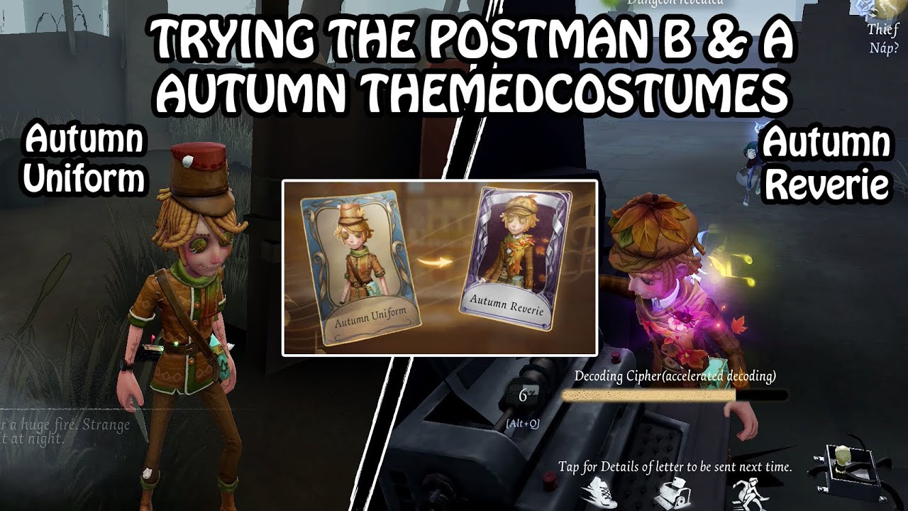 Trying Postman’s Autumn B & A Costumes (Autumn Uniform & Autumn Reveire ...
