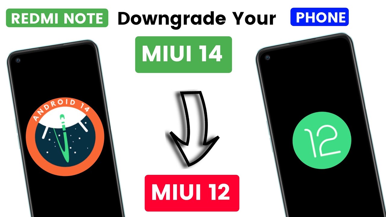 how downgrade miui 14 to miui 12 redmi note 11 | downgrade miui 14 to miui 12 poco m3 - YouTube