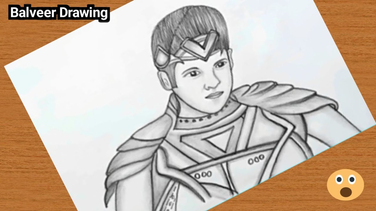 Balveer drawing | How to draw | Balveer drawing for beginner | How to ...